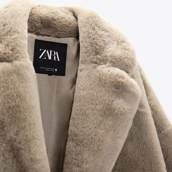 Zara | Jackets & Coats | Zara Faux Fur Coat | Poshmark